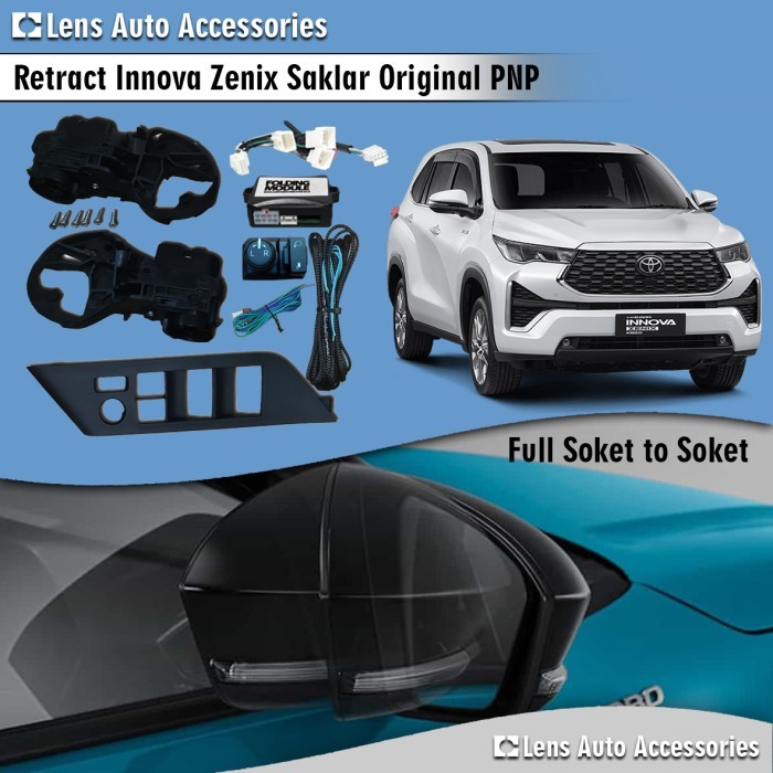 Jual RETRACT SPION LIPAT INNOVA ZENIX SAKLAR ORIGINAL PLUS AUTO FOLDING ...