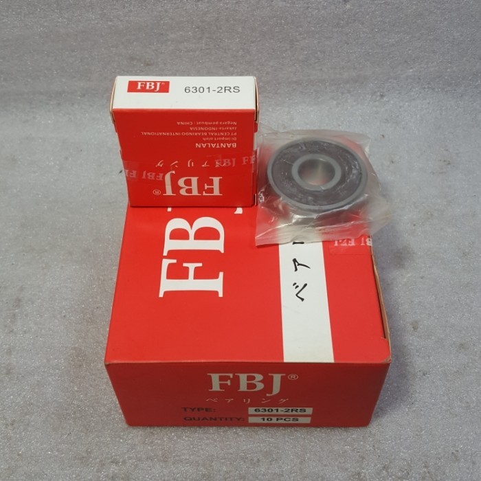 Jual Bearing 6301 2RS - FBJ bearing motor | Shopee Indonesia