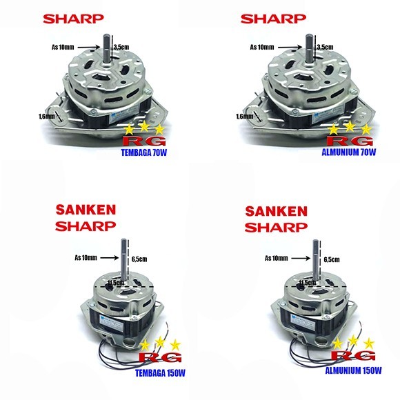 Jual DINAMO SPIN - DINAMO WASH AL MODEL SHARP MOTOR PENGERING MESIN CUCI | Shopee Indonesia