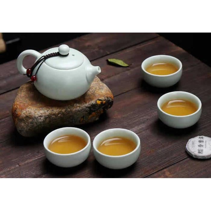 Jual Chinese Tea Set Ceramic / Cangkir Teh Set + Free Gift Box | Shopee ...