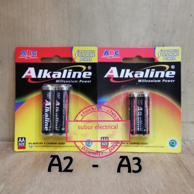 Jual batrei ABC alkaline A2/A3 batre ABC alkaline | Shopee Indonesia