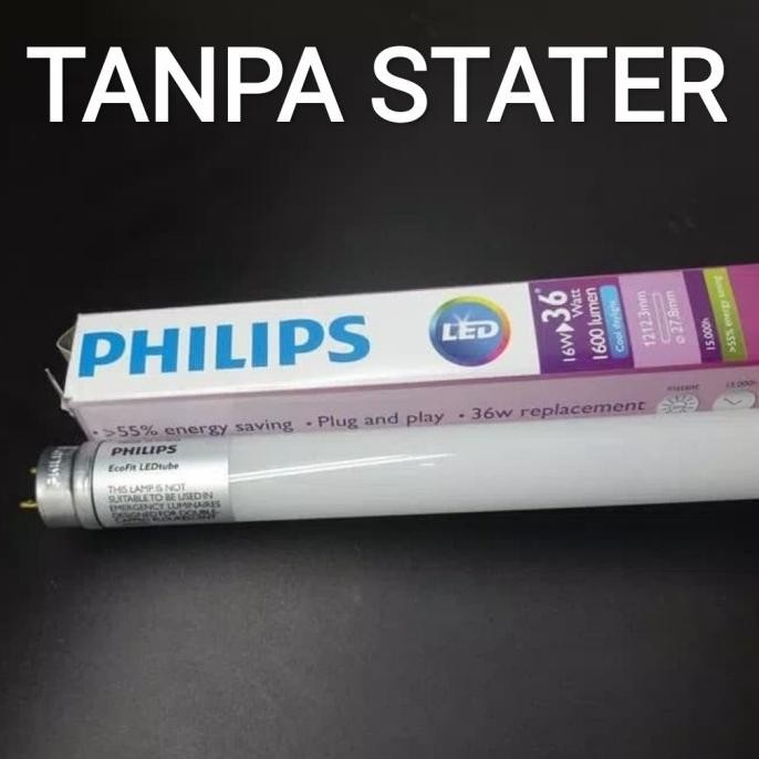 Jual HARGA DISC - Philips Ecofit Lampu Led TL Tube T8 16W 120cm ...