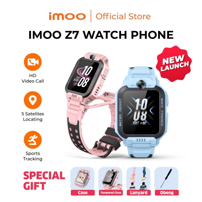 Jual IMOO Watch Phone Z7 Front & Rear Dual Camera With Flip-Structure ...
