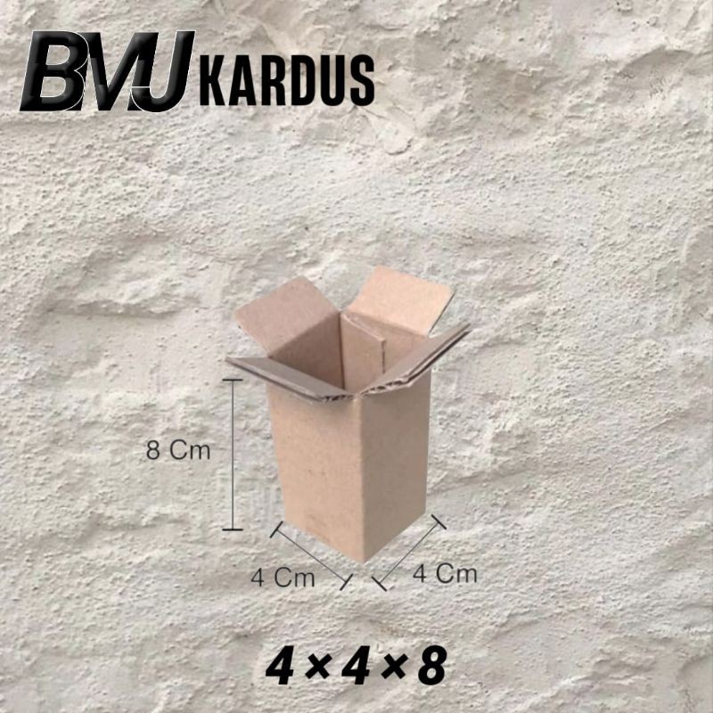 Jual kardus packing kecil 4x4x8 | Shopee Indonesia