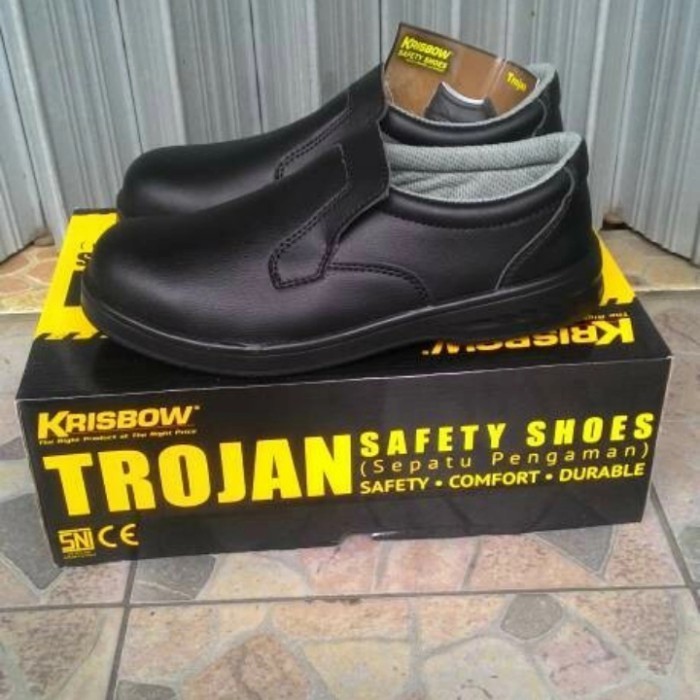 Jual Sepatu safety Krisbow TROJAN 4 Inchi/Safety shoes TROJAN 4 Inchi ...