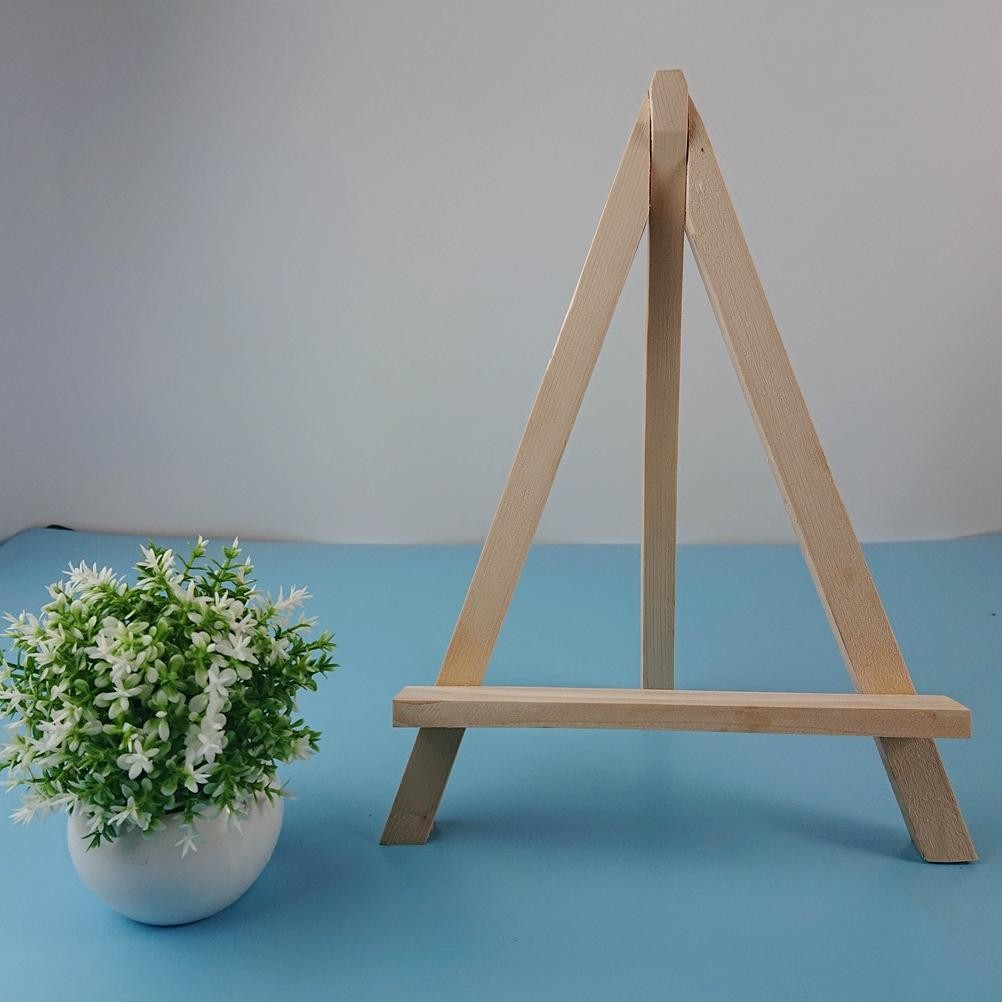 Jual Standing Frame / Stand kayu / Dudukan lukisan / Easel mini canvas ...