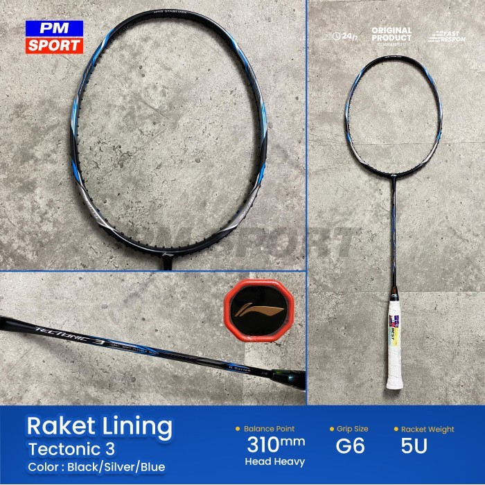 Jual Raket Badminton / Bulutangkis Lining Tectonic 3R Series Original ...