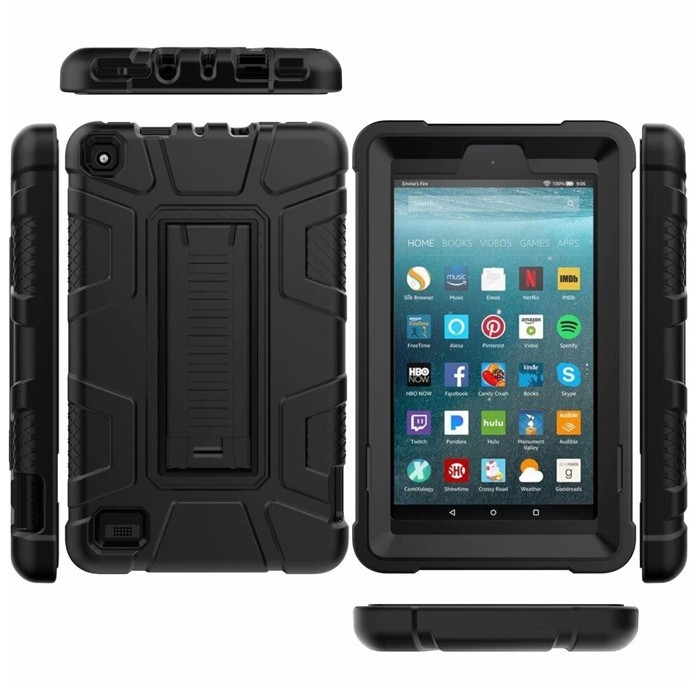 Jual Amazon Fire 7 2017 2019 Kindle All Tablet Armor Case Casing Cover ...