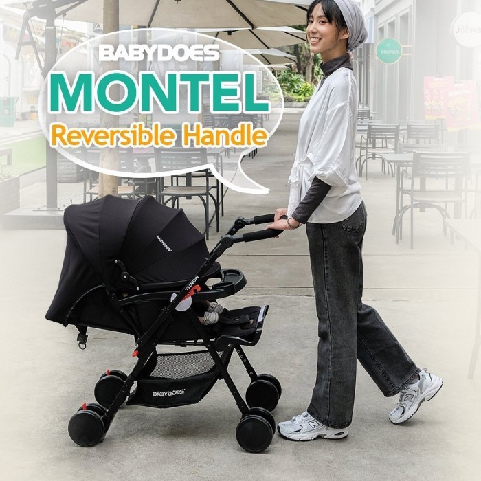 Jual Stroller Babydoes Montel Reversible Handle / Kereta Dorong Bayi ...