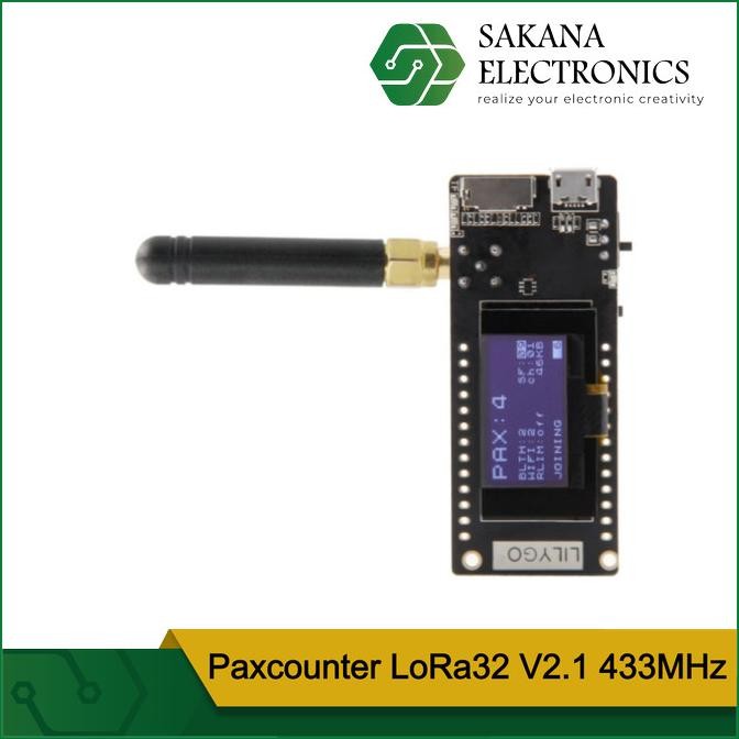 Jual Ttgo Lora Esp32 Lora32 Lilygo V2.1 Esp32-Paxcounter 433Mhz Restock ...