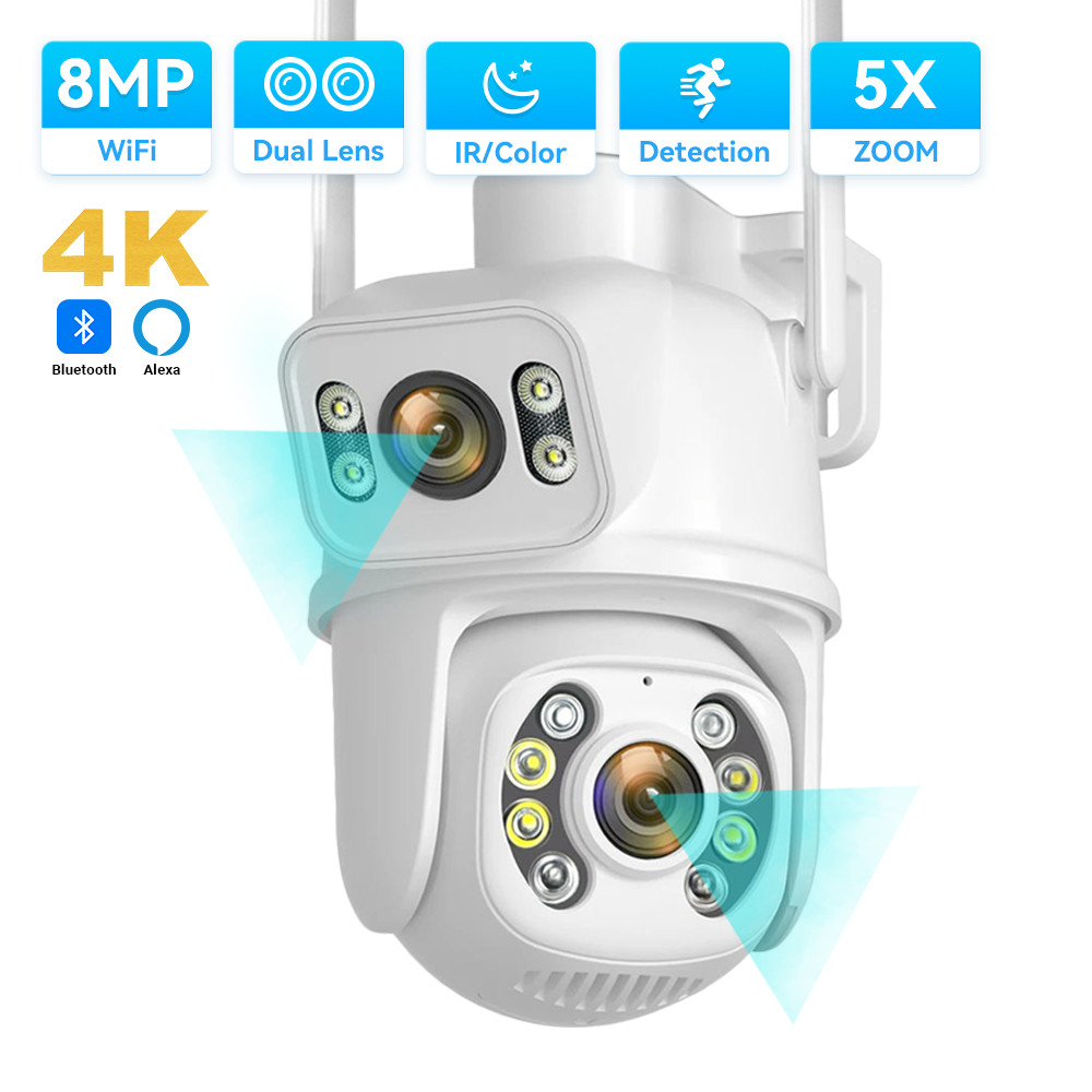 Jual Hamrol Lensa Ganda PTZ Kamera WIFI Gun Ball Linkage Pemantauan ...