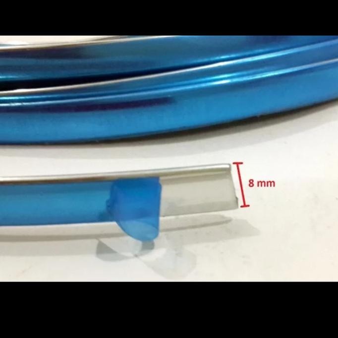 Jual List crome strip mobil moulding trim 8mm | Shopee Indonesia