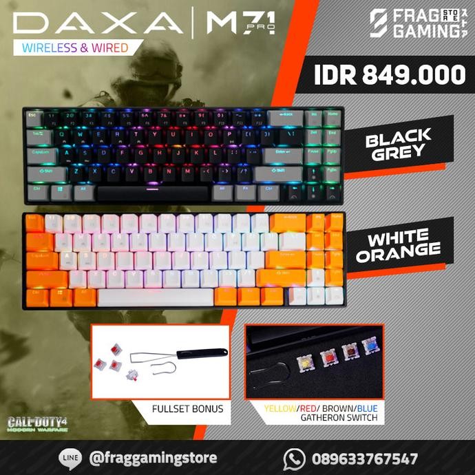 Jual BEBAS ONGKIR - Rexus Daxa M71PRO / M71 PRO Bluetooth Wireless ...