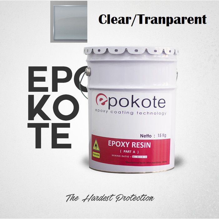 Jual CAT LANTAI EPOXY TOP COAT 5 KG SET WARNA CLEAR | Shopee Indonesia