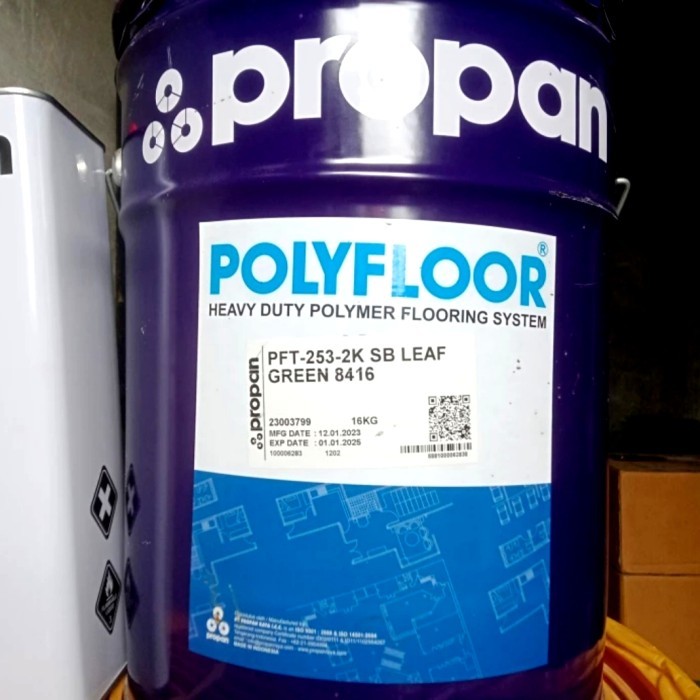 Jual Propan Polyfloor Epoxy Lantai PFT-253-2K SB 20 Kg Set LEAF GREEN ...
