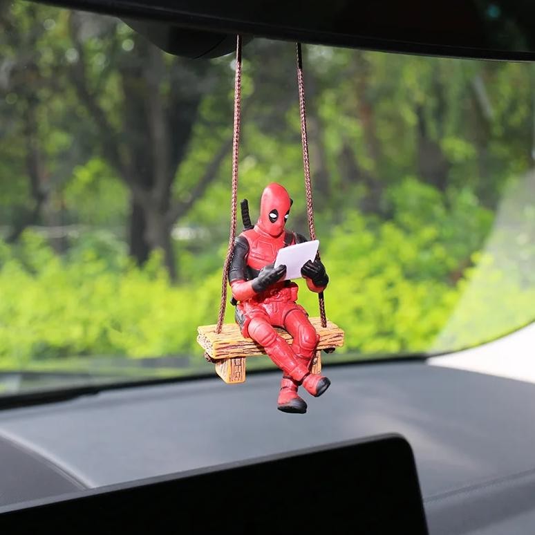 Jual deadpool 2 action figure marvel x-men swing posture anime doll car ...