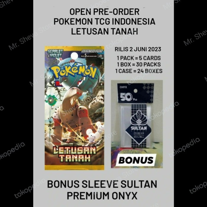 Jual Booster Box Pokemon Letusan Tanah Indonesia SV2D (GET BONUS) | Shopee Indonesia