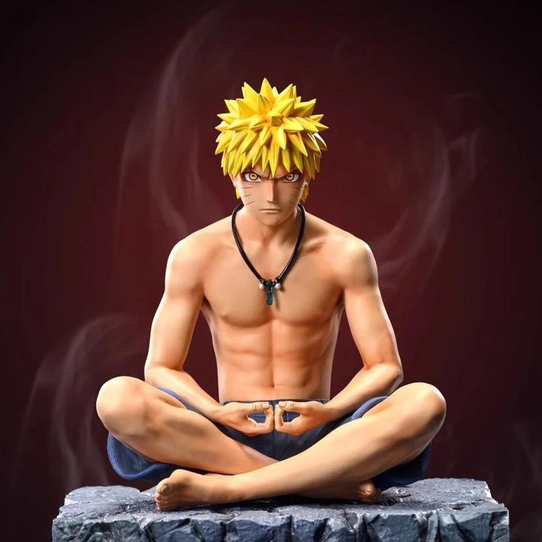 Jual hot naruto anime figure mount myoboku sage mode sitting posture ...