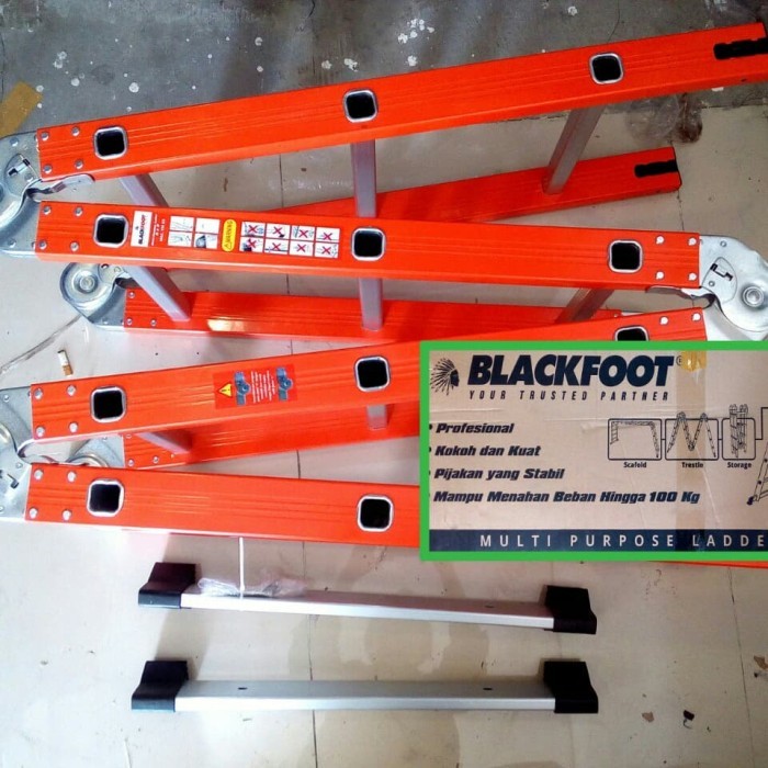 Jual Cuci Gudang Tangga Lipat Alumunium / Multi Purpose Ladder 4 X 3 ...