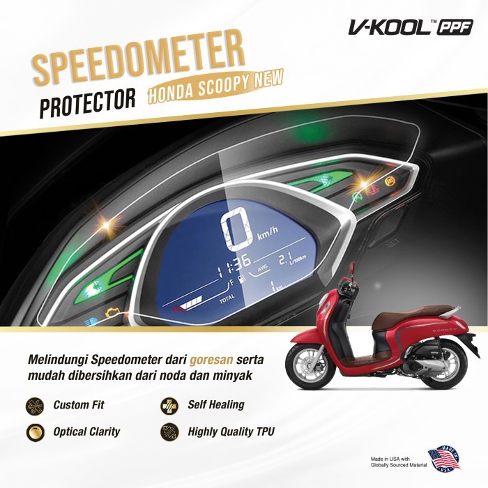 Jual V-KOOL PPF Speedometer HONDA SCOOPY | Shopee Indonesia