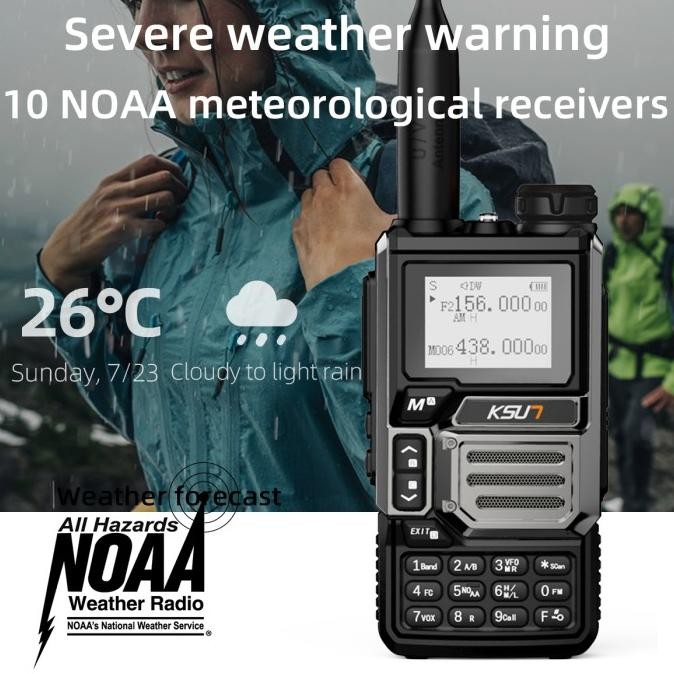 Jual HT KSUN UV60D ht multi band RX Airband HT UHF+VHF 200CH 70-900MHZ ...