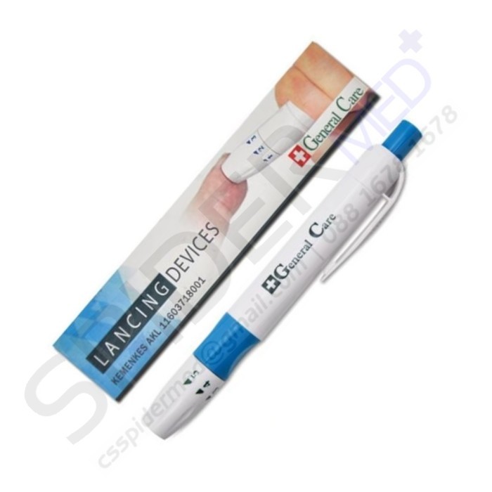 Jual GC LANCET DEVICE LANCING DEVICE PENA PENGAMBIL DARAH GENERAL CARE ...
