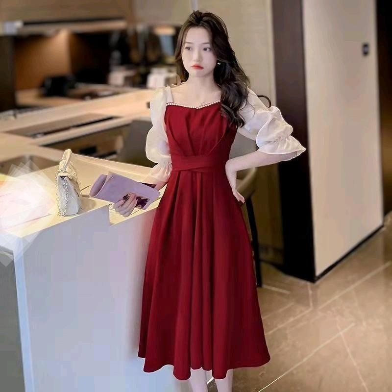 Jual Baju Dress Natal Wanita Bju Christmas 2024 Pakian Natl Drees ...