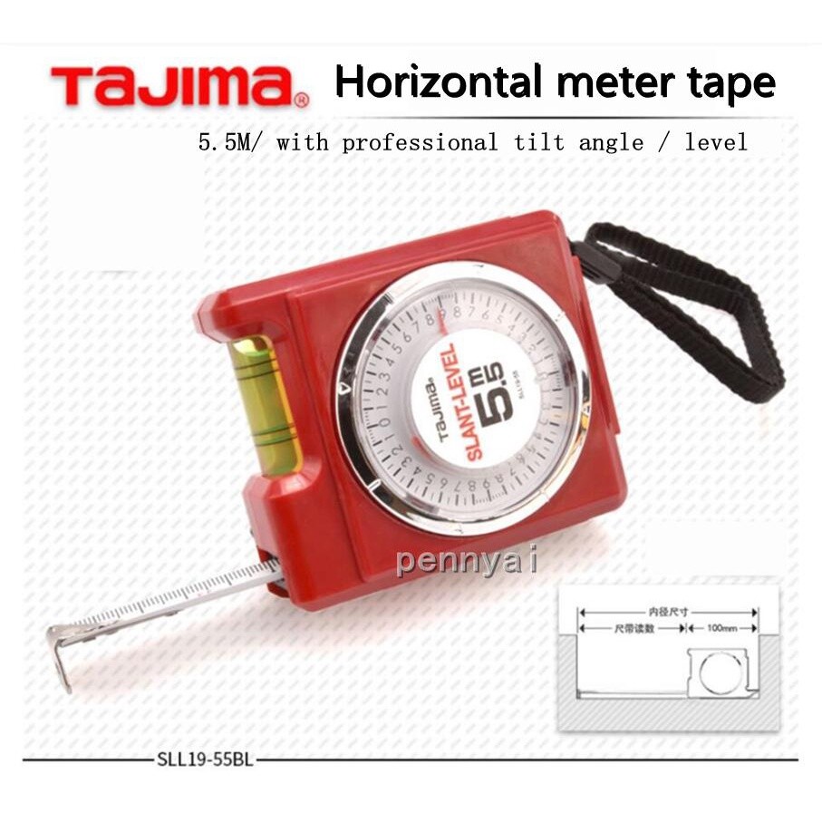 Jual TAJIMA multi-function tape measure 5.5M with horizontal scale ...