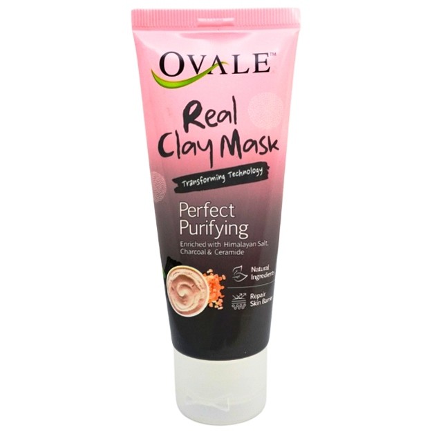 Jual S22199 OVALE REAL CLAY MASK PERFECT PURIFYING MASKER WAJAH 50ML ...