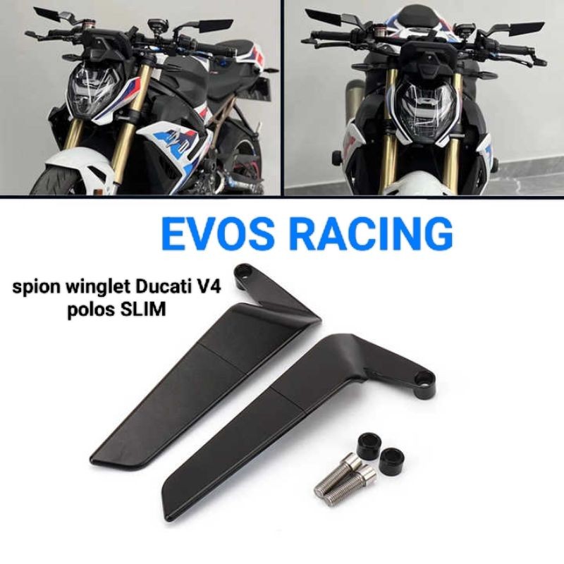 Jual Spion winglet V3 V4 CBD Slim kaca bening cembung PCX ADV CRF KLX D ...