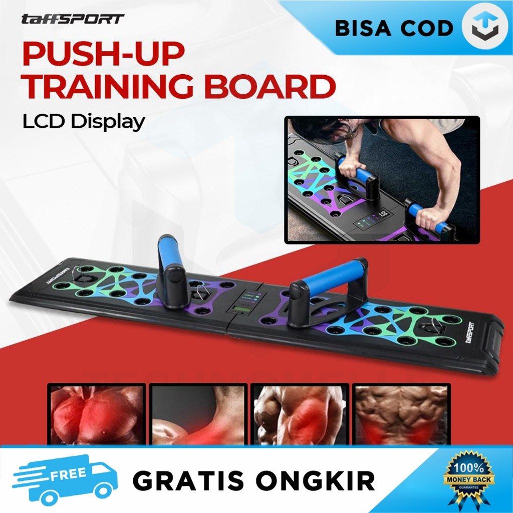 Jual PAPAN PUSH UP BOARD TRAINING WITH PULL ROPE COUNTER DIGITAL ...