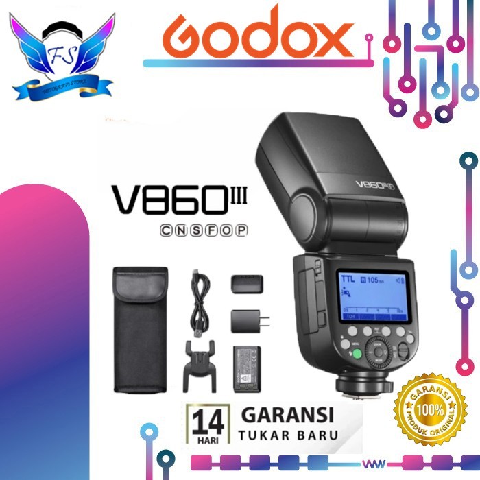 Jual NEW Godox V860III Sony V860 III Sony TTL Li-Ion Flash Kit V860 ...