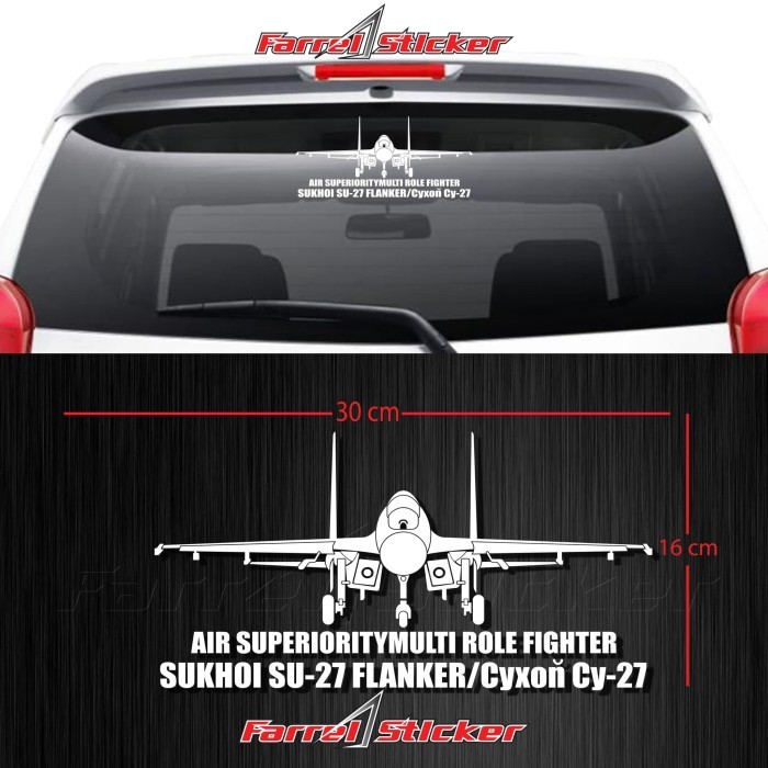 Jual STIKER PESAWAT STICKER SUKHOI | Shopee Indonesia