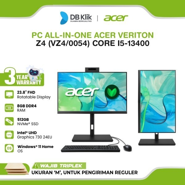 Jual Acer Pc Aio Veriton Z4 (Vz4/0054) Core I5-13400 8Gb 512Gb Ssd ...