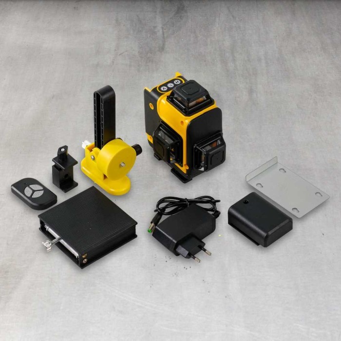Jual Mesin Self Leveling Laser Level 4D 16 with Remote | Shopee Indonesia