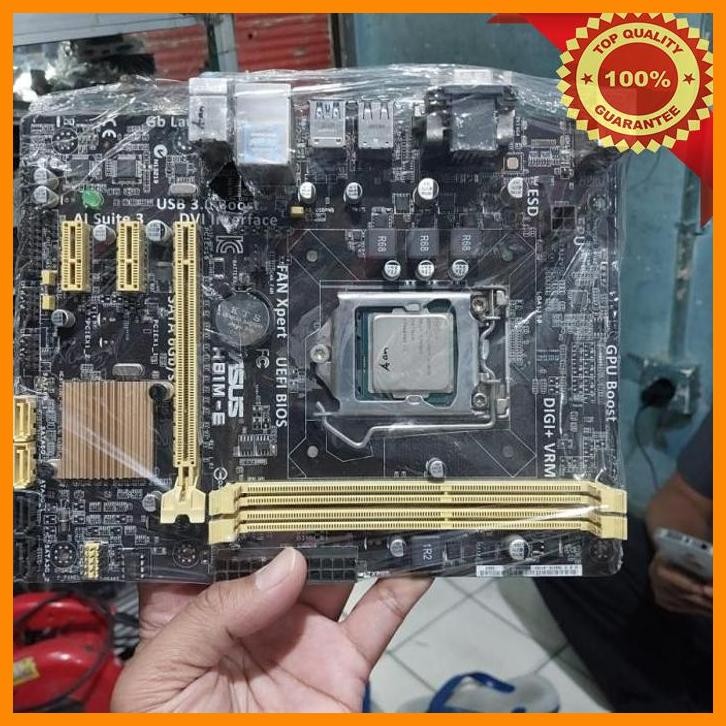 Jual (PARE) MAINBOARD MOTHERBOARD INTEL ASUS H81M-E MURAH | Shopee Indonesia