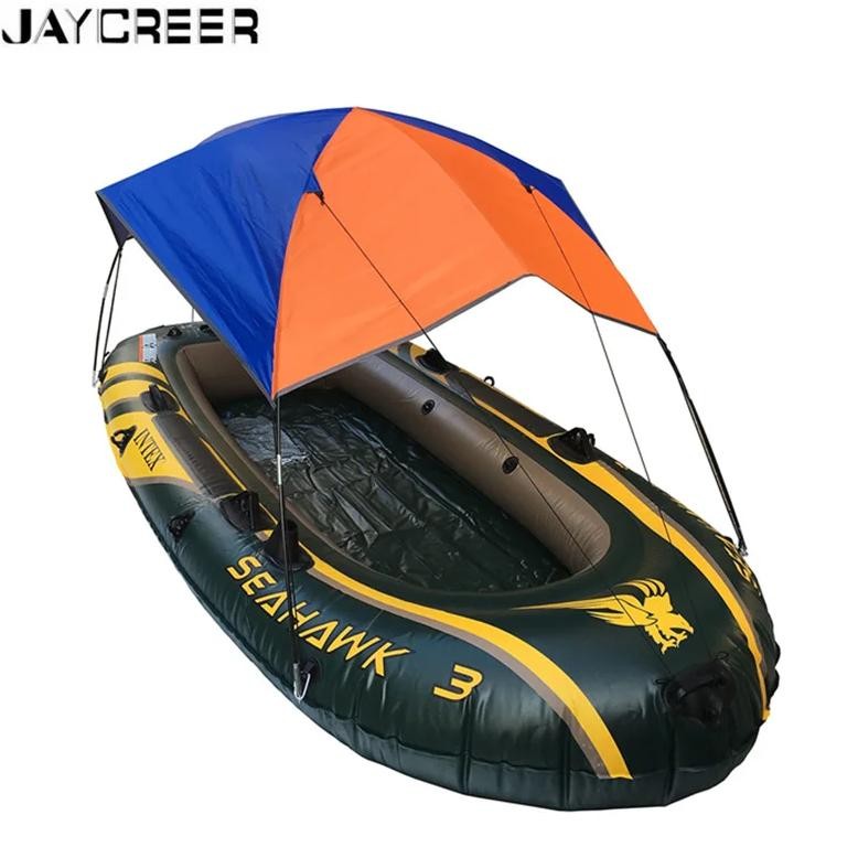 Jual jaycreer boat sun shade shelter, 2-4 persons quality lightweight ...