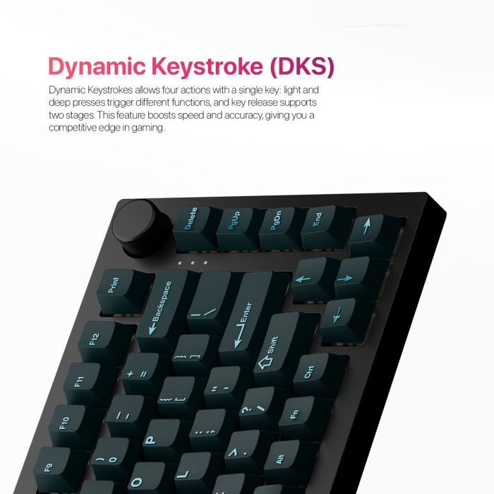 Jual Noir Timeless HE 75% Hall Effect Rapid Trigger Magnetic Keyboard ...