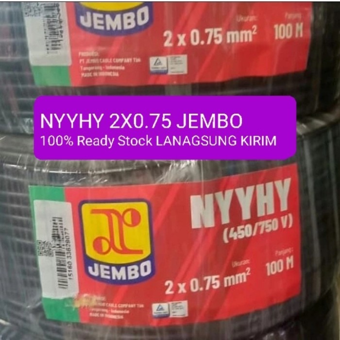 Jual Kabel Nyyhy 2X0.75 Jembo 50Mtr (Bisa Ppn) | Shopee Indonesia