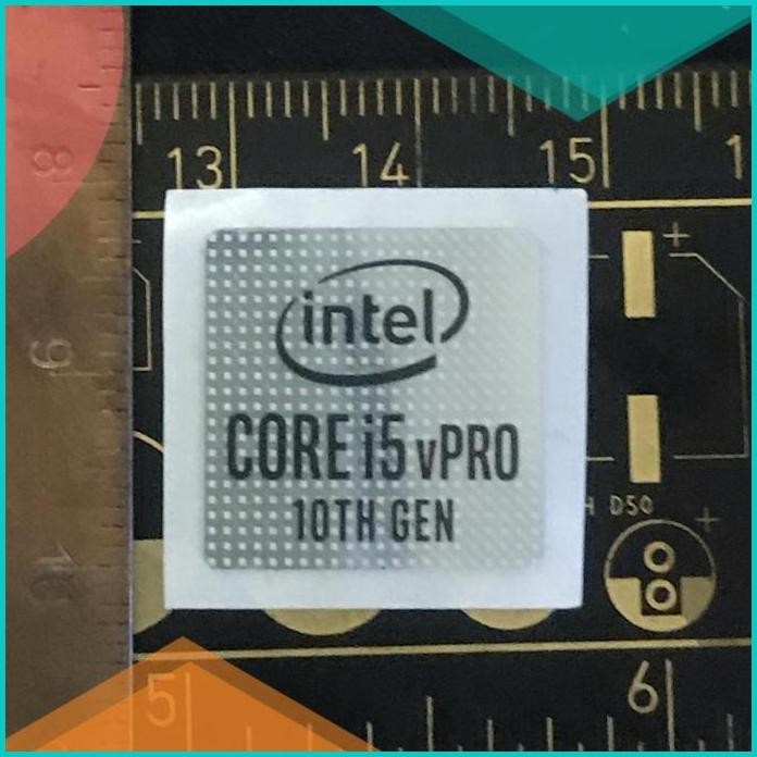 Jual Sticker stiker logo intel Core i5 vpro 10th gen 2019 ori 11OKTZ4 ...