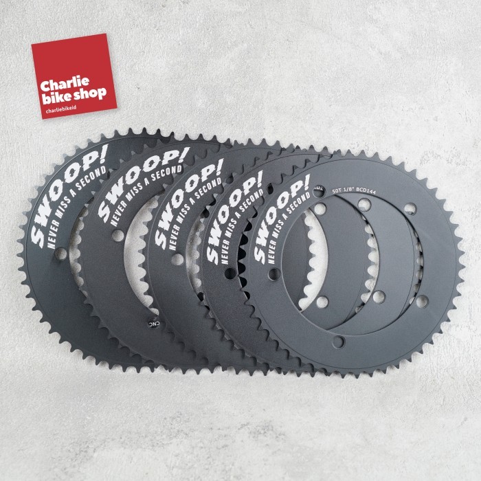 Jual Chainring TRACK SWOOP! BCD 144x5 Fixed Gear 1/8 Single Speed AL ...