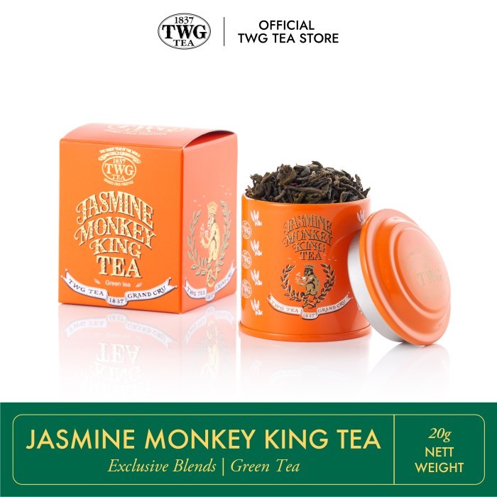 Jual TWG Tea Jasmine Monkey King Tea, Mini Tin Tea, 20g | Shopee Indonesia