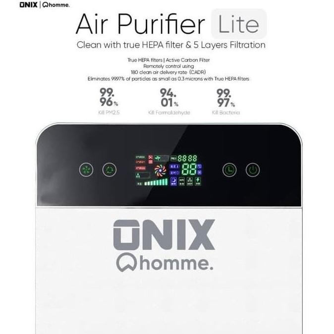 Jual Ormo Air Purifier Lite Touch Display Pembersih Udara Hepa Filter ...