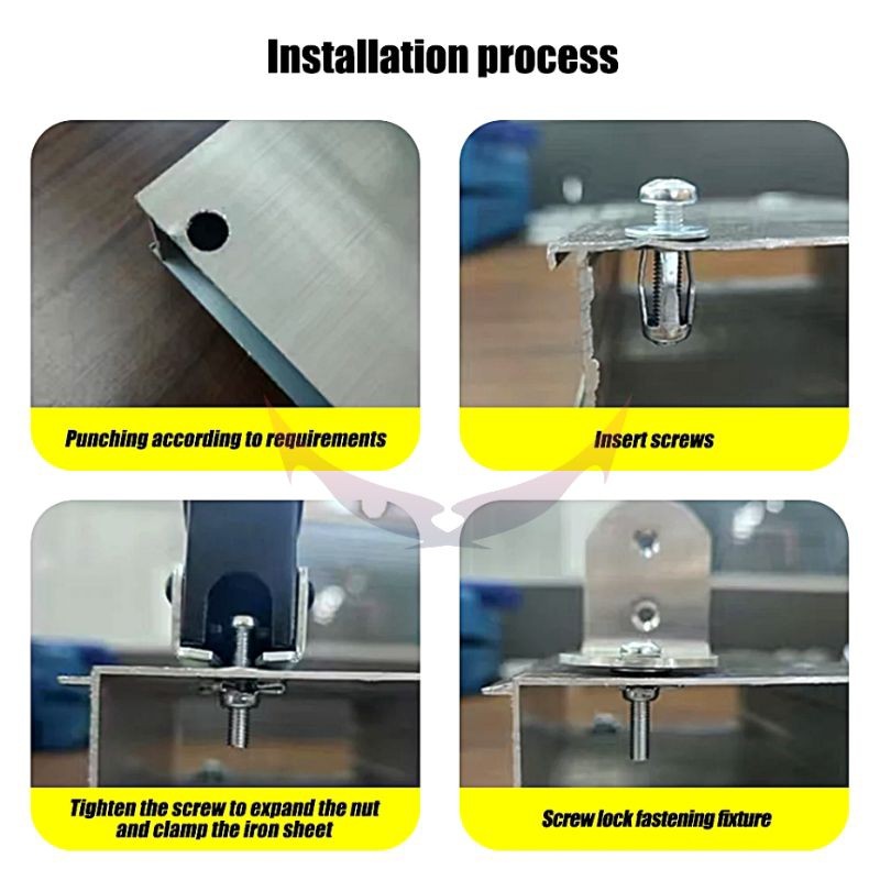 Jual Jack Nut, rivet Plate metal mur baut sekrup fisher, Rivet nut ...