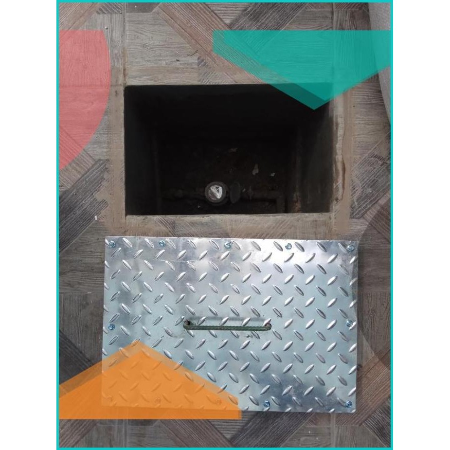 Jual Tutup Lubang / tutup got / penutup lubang/ lobang, Rangka besi ...