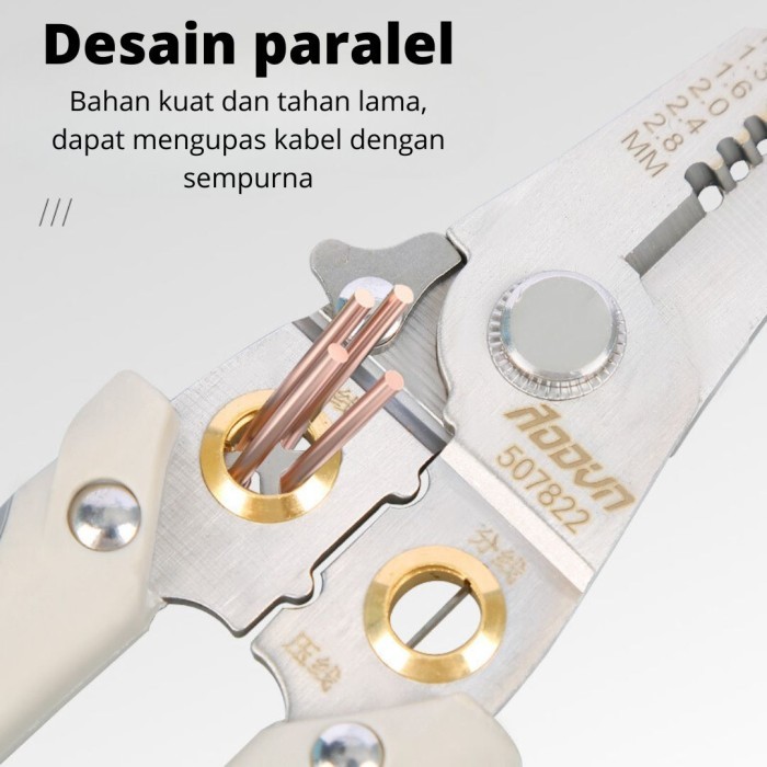 Jual 7 In 1 Tang Potong Kupas Lilit Kabel Crimping Skun Wire Pliers ...