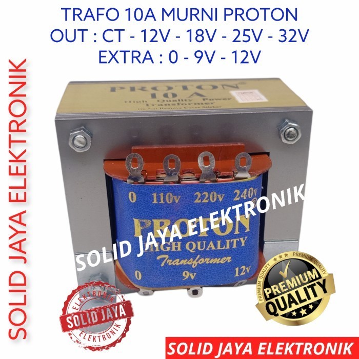 Jual Travo Trafo 10A Murni Ct Proton 12V 18V 25V 32V 10 A Amper Ct ...