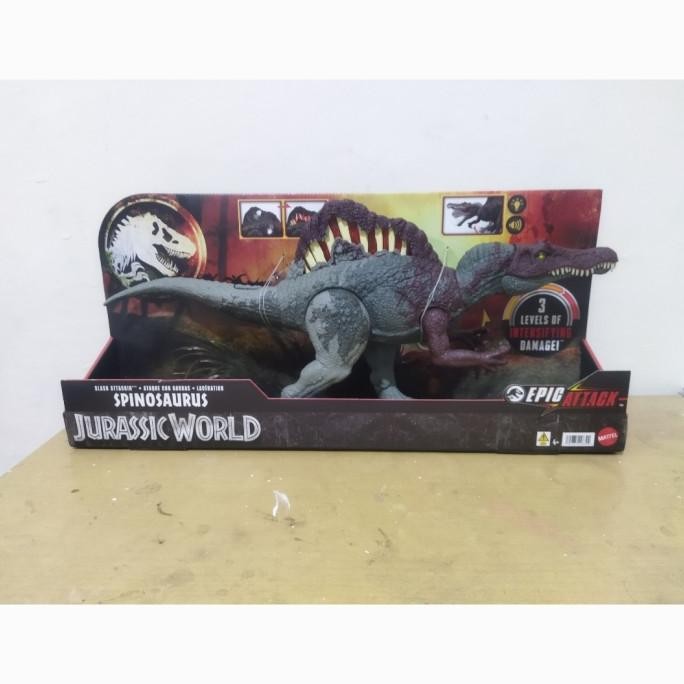 Jual Jurassic world spinosaurus epic attack | Shopee Indonesia