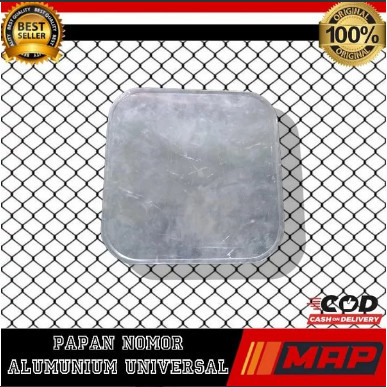 Jual Papan Nomer Trail Alumunium Universal Kotak | Shopee Indonesia