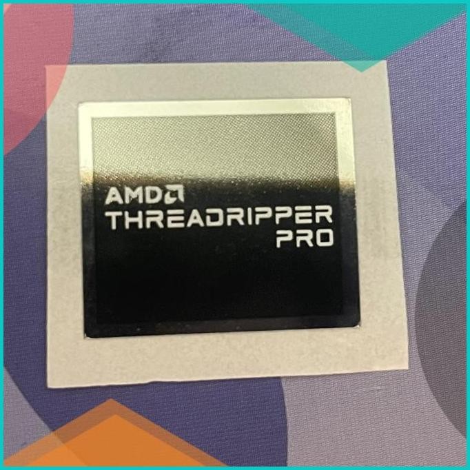 Jual Sticker stiker logo AMD Threadripper pro original 11OKTZ4 tools n ...